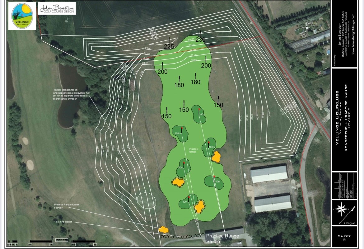 Vellinge GK | Uppdatering kring driving rangen - arbetet fortskrider